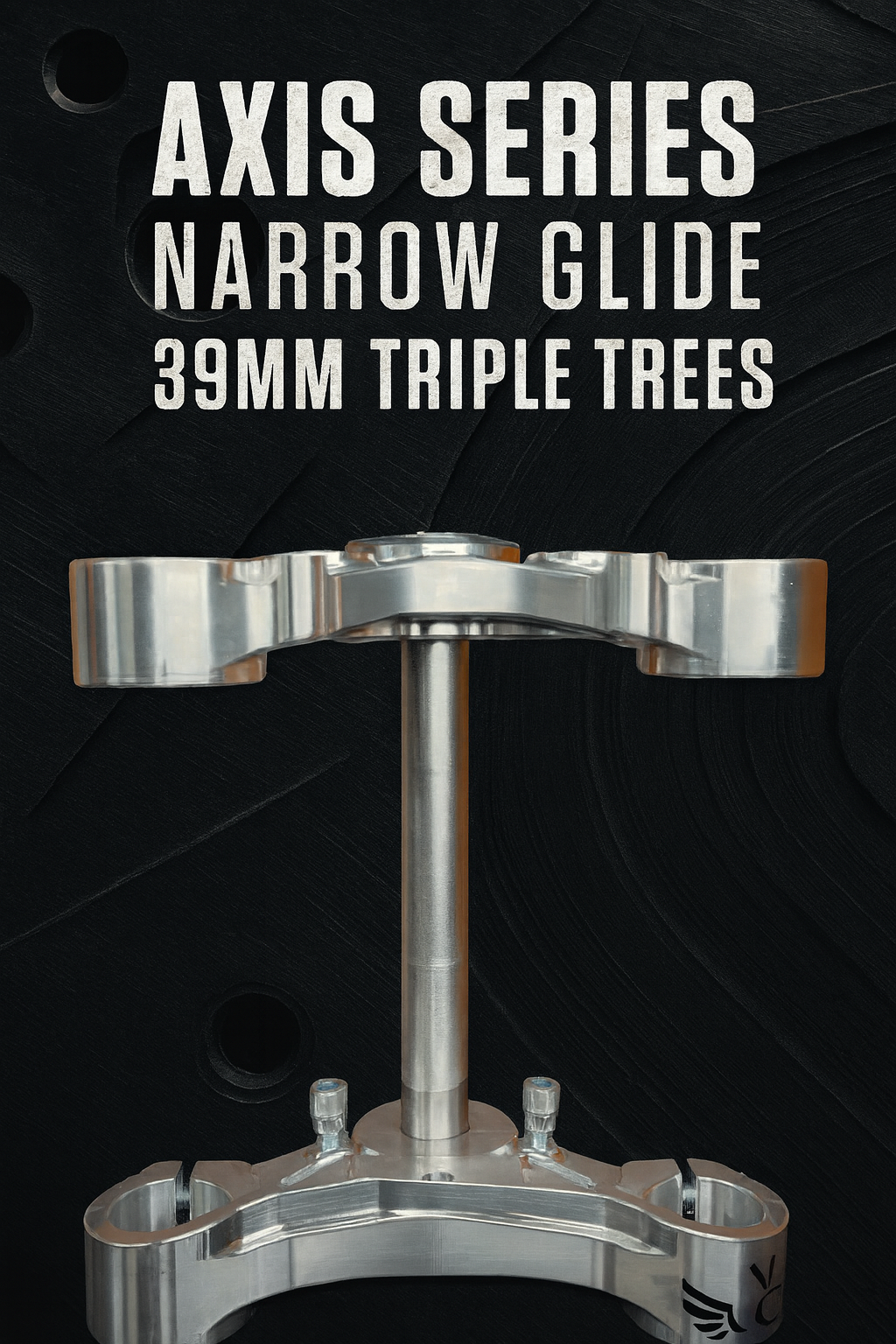 Axis Series Narrow Glide 39mm Triple Trees – Vertical Cycles
